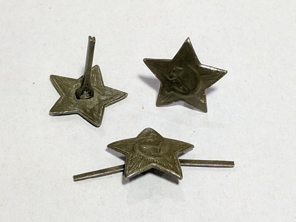 Repro WWII Small Green Painted Soviet Russian Cap Star – Ostfront